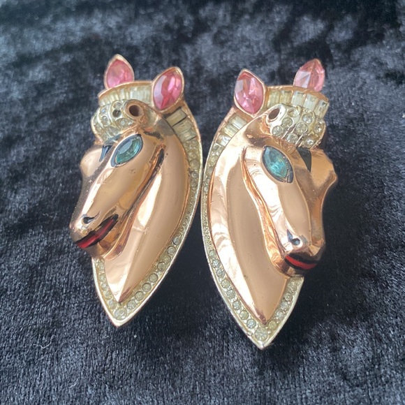 Coro | Jewelry | Vintage Coro Corocraft Duette Horse Sterling Silver ...